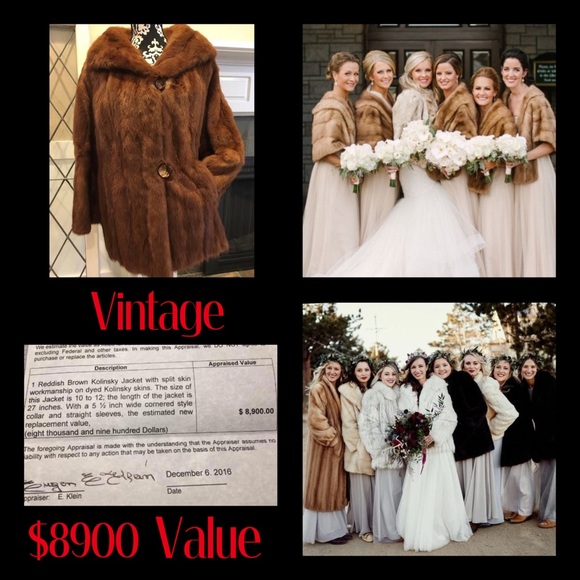 HBC | Jackets & Coats | Vintage Kolinsky Fur Coat From Hbc Value Is 890 ...